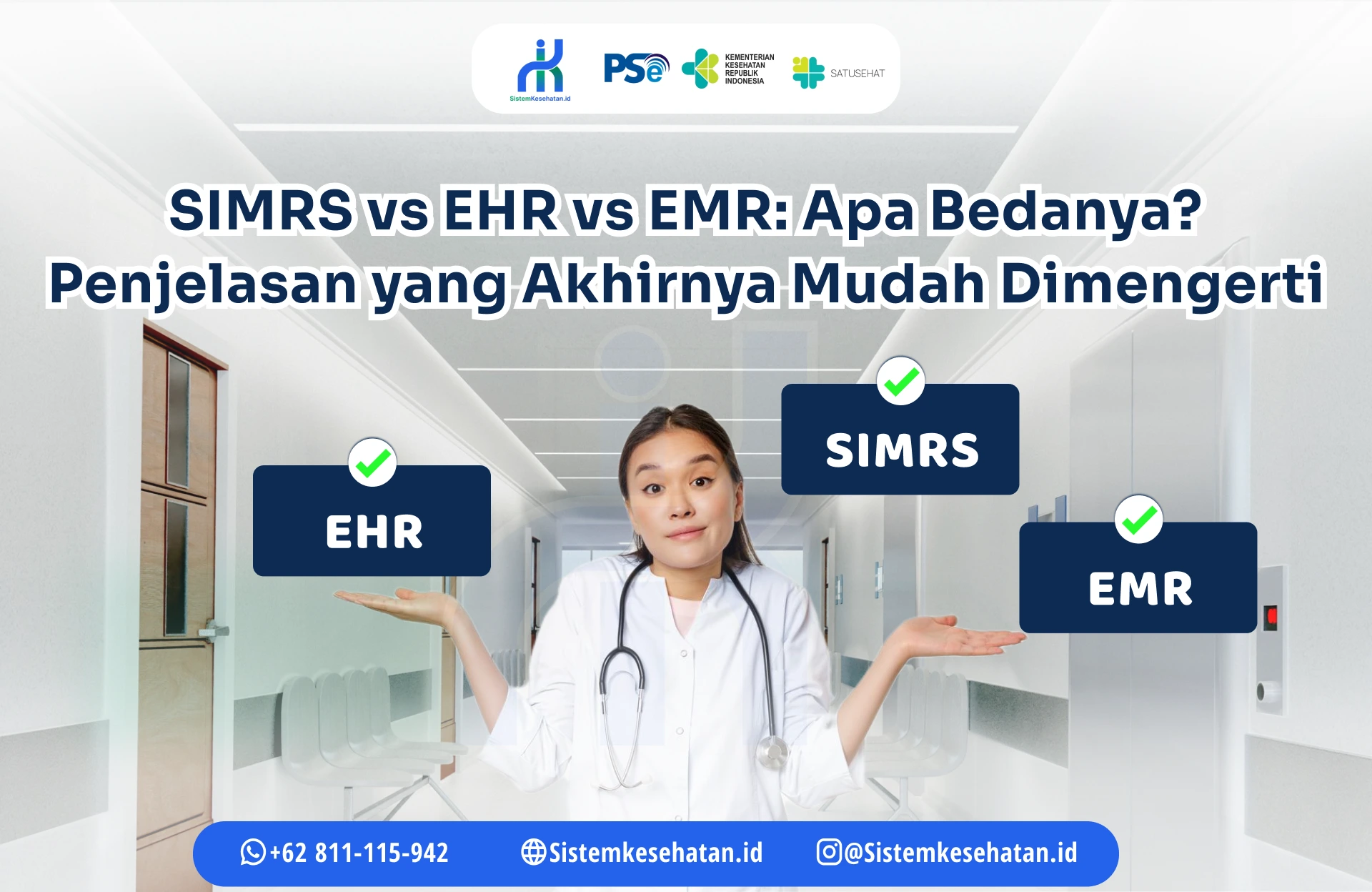 SIMRS vs EHR vs EMR: Apa Bedanya? Penjelasan Lengkap